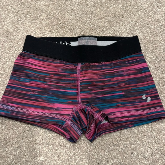 Soffe | Bottoms | Soffee Dri Spandex Shorts Cheer Gymnastics Girl Sz Ys | Poshmark